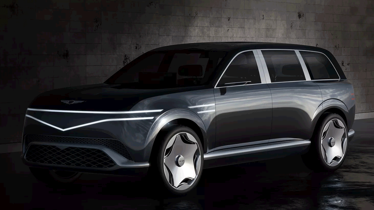 "또 한번 파격적" 제네시스 GV90, B필러 증발 스파이샷 포착