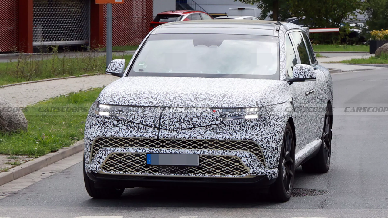 "또 한번 파격적" 제네시스 GV90, B필러 증발 스파이샷 포착